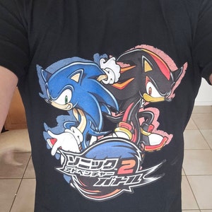 Hedgehog Japanese Shirt, Sonic Adventure 2, Dreamcast Japanese ...