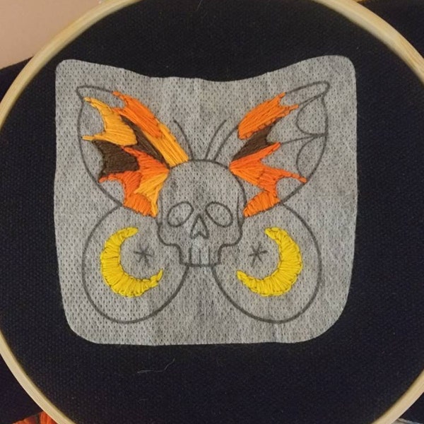 Boho Modern Floral Embroidery Pattern PDF Flower Embroidery Hand ...