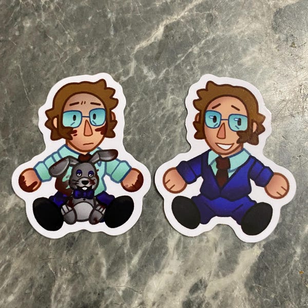 The Walten Files - Vinyl Stickers - Bon, Banny, Sha, Boozoo, Billy ...