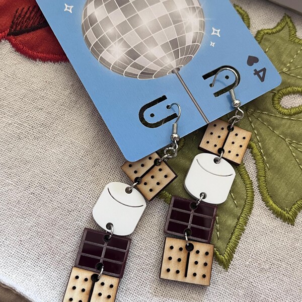 Funny Little Monster Dangle Earrings Halloween Earrings Unique Earrings ...