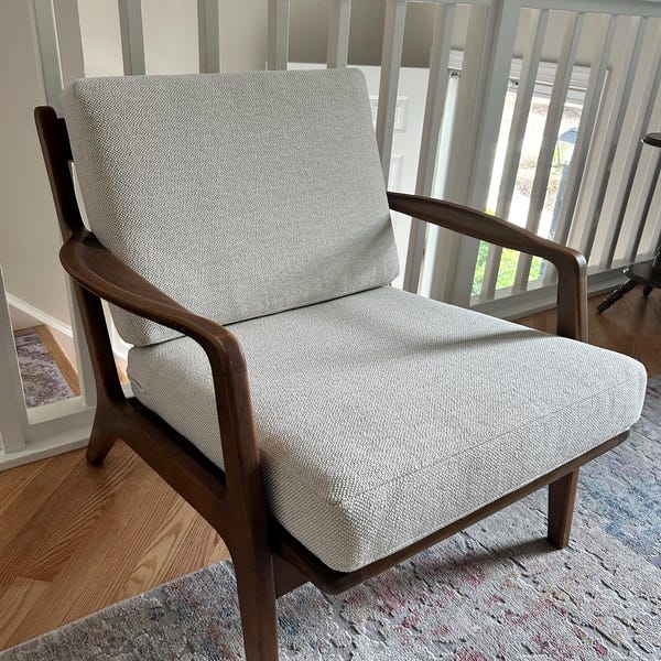 MCM Replacement Chair Cushions - Houndstooth Check, Patterned Fabric ...