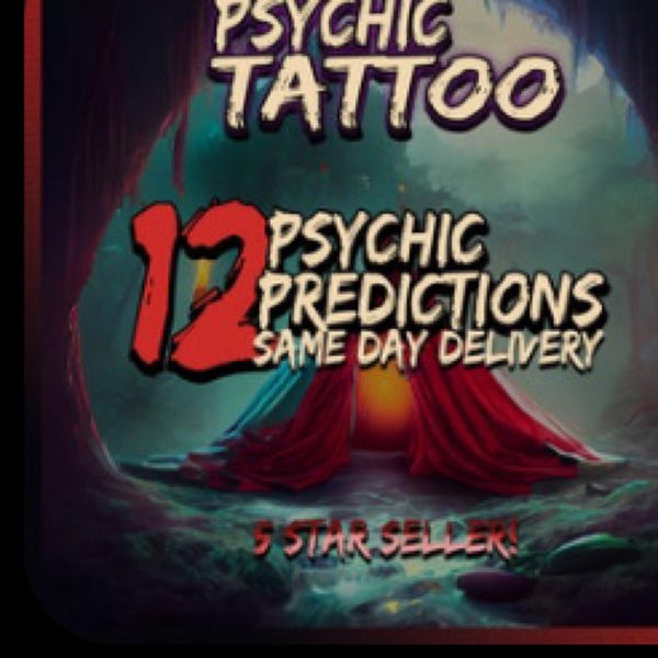 12 - Psychic Predictions - Etsy