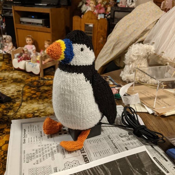 Percy the Puffin Knitting Pattern (PDF Digital Download) - Etsy