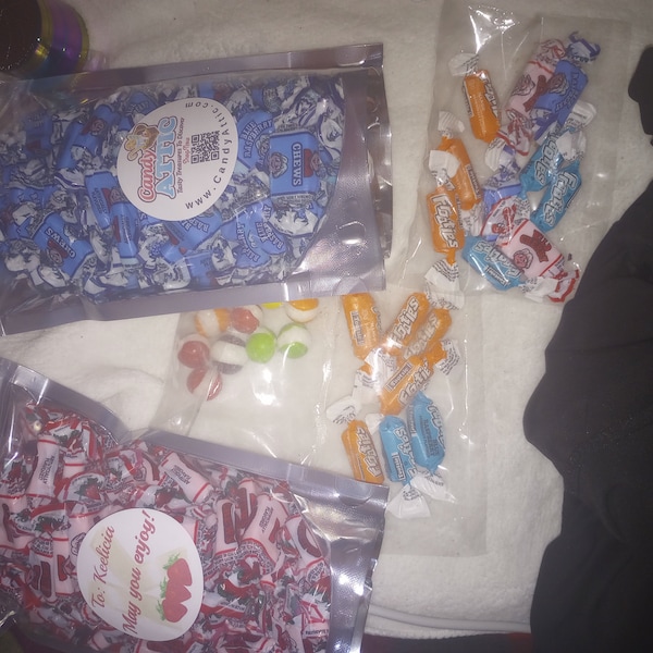 Candy Pouch Albert's Blue Raspberry Fruit Chews Candy ~ 1/2 Lb. Bag (8 ...