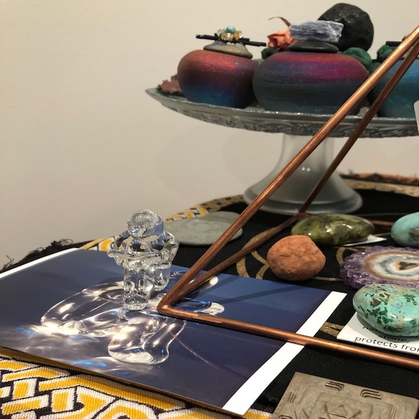 Glass Yoga Poses Sculpture - Etsy