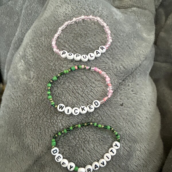 Princess Inspired Bead Bracelets | Beaded Name Letter Word Bracelet ...