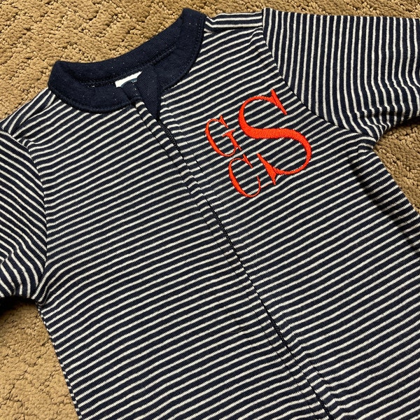 Stacked Monogram Embroidery Font Stacked Monogram Machine Embroidery ...