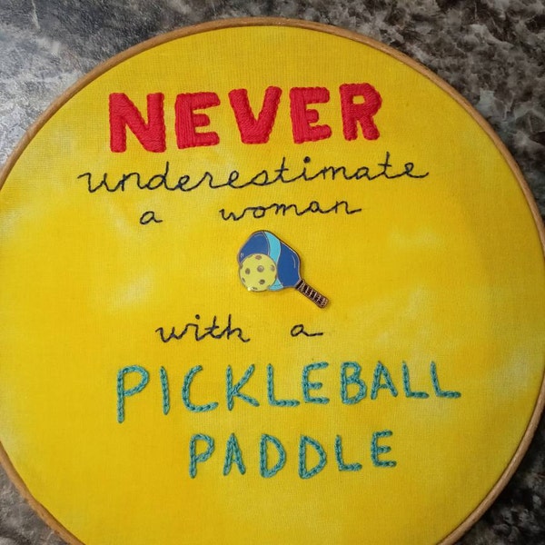 Pickleball Enamel Pin - Etsy