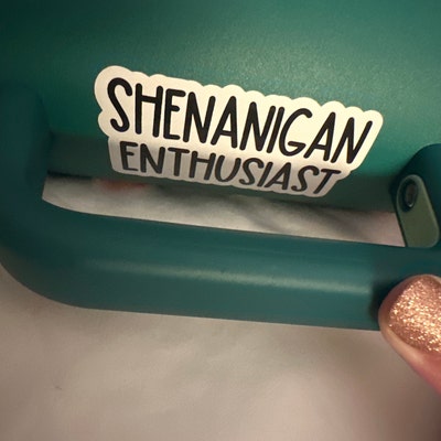 Shenanigan Enthusiast Laptop Stickers, Funny Stickers, Sarcasm Laptop ...
