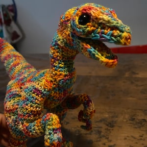 Velociraptor Pattern by Crafty Intentions DIGITAL PDF Downloadable - Etsy