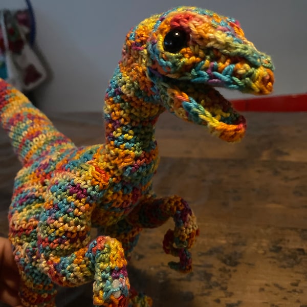 Velociraptor Pattern by Crafty Intentions DIGITAL PDF Downloadable - Etsy