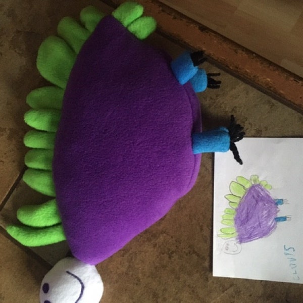 Custom Plush From Kids Drawing Сustomized Toy From сhild Picture ...