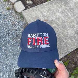 Free Personalization Custom Fire Department Embroidered Hat - Etsy