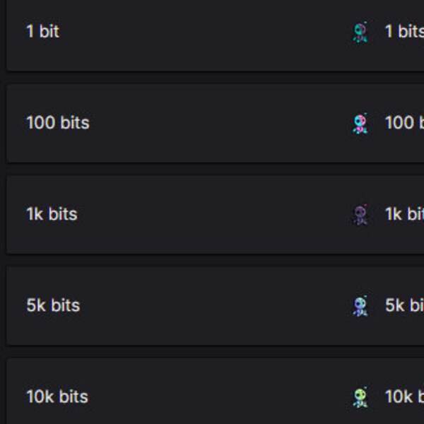 Twitch Sub Badge Flair | Neon Flowers | 6x Tier 2, 6x Tier 3 Included ...