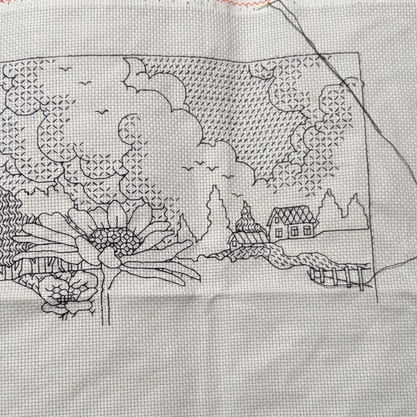 Blackwork Lace5– Blackwork Pattern, Needlepoint Pattern Digital – PDF, Instant Download - Etsy