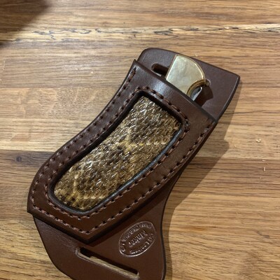 Custom Leather Crossdraw Sheath for Schrade Sharpfinger 152OT - Etsy