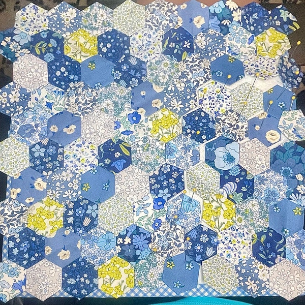 42 Precut Hexagons Sculpture Artists Home Collection by Liberty Fabrics ...