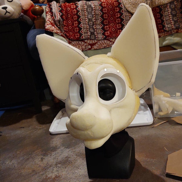 7 Fursuit Head EAR Pattern DIY PDF Digital Download Template for Mascot ...