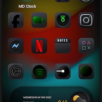 IPhone 15 Ios 17 Dark Mode Icons Pack - Etsy Canada