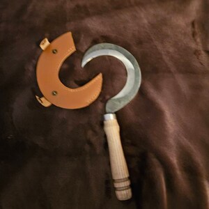 Handmade Forged Sickle. the Tool for Herbalism. Forged Braid Handmade ...