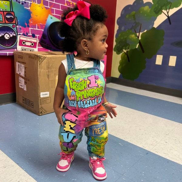 Fresh of Your City OVERALLS Birthday Overalls Custom Denim Birthday ...