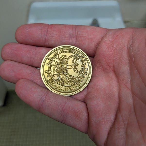 Custom Engraved Brass Challenge Coin - Etsy