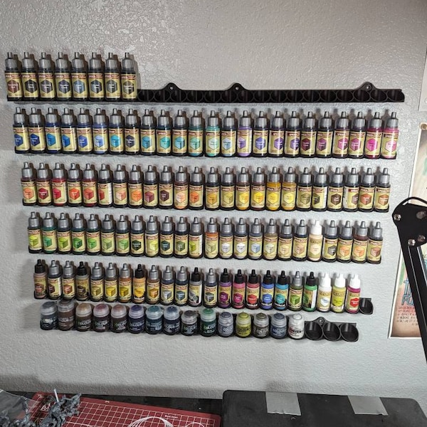 Paint Rack Citadel/games Workshop for Mounting on Wall. Useful for ...