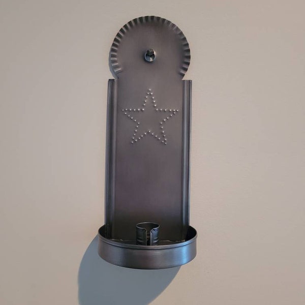 The Williamstown Sconce Antique Tin Finish Tin Sconce Lighting ...