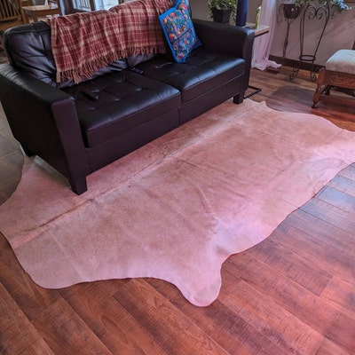 100% Genuine Leather Real Cowhide Rug in Authentic Zebra Animal Print ...