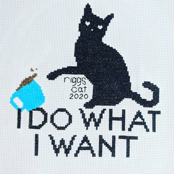 Woosh! You Have Smol Pener Kitty Cat Meme Subversive Cross Stitch ...