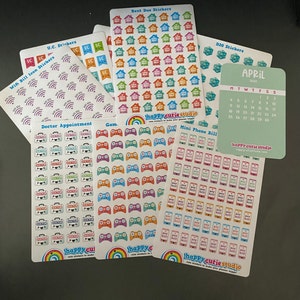 48 Cute Wifi Bill Icons/pay Bill/ Bills Reminder Planner Stickers - Etsy