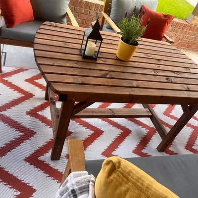 Wooden Garden 4ft 6 Inch Table - Etsy