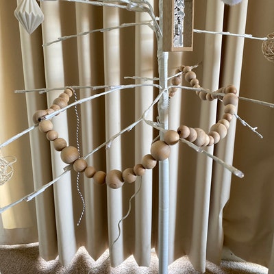 10 15 20 Pairs of 6 Wooden Scroll Rods With End Caps for DIY Wedding ...