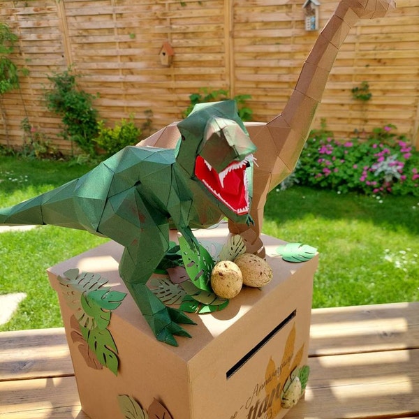 T-rex Low Poly Paper Model Template: DIY Dinosaur (digital Download) - Etsy