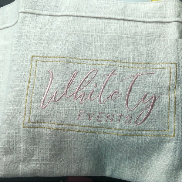 Custom SHORT Half Apron : Vendor Aprons, Custom Embroidery, Florist ...