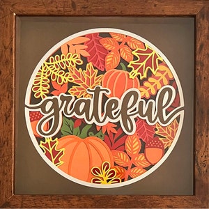 Hello Fall Svg Hello Fall Shadow Box Svg Fall Shadow Box - Etsy