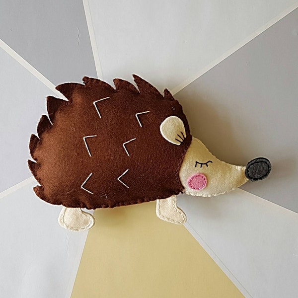 Hedgehog Pattern Felt PDF SVG Hedgehog Pattern Hedgehog Ornament ...