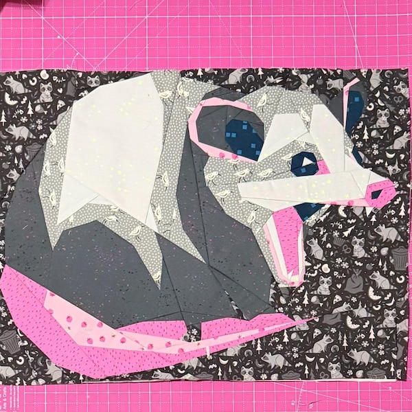 Screaming Possum | FPP Quilt Pattern | Instant PDF Download ...