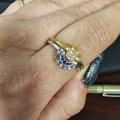 Heart and Infinity Solid 925 Sterling Silver Ring, Knot Heart ...