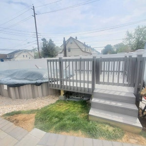 Plans for Above Ground Pool Deck 12x14 24' Round Pool 52 High - Etsy