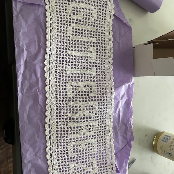 Special Custom Handmade Crocheted Name Doilies - Crochet Name Doily ...