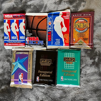 Estate Liquidation Lot Of New Old Vintage Unopened Nba Basketball Cards