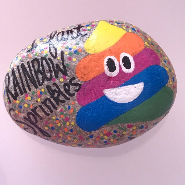 Friendship Stone - Hand Painted Rock - "life is Better With Friends ...