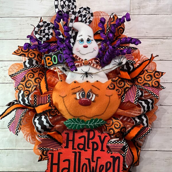 Fall Angel | Harvest Angel | Deco Mesh Angel | Mesh Angel | Wreath ...