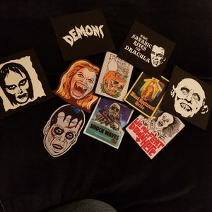 Random Lot of 10 Horror Patches Monsters Halloween Horror - Etsy