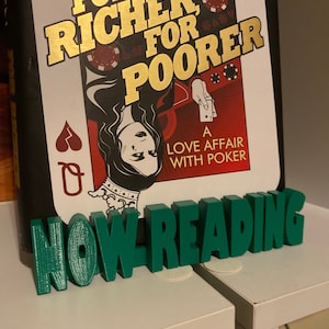 Now Reading Bookshelf / Floating Wall Mount Display / Book Stand ...