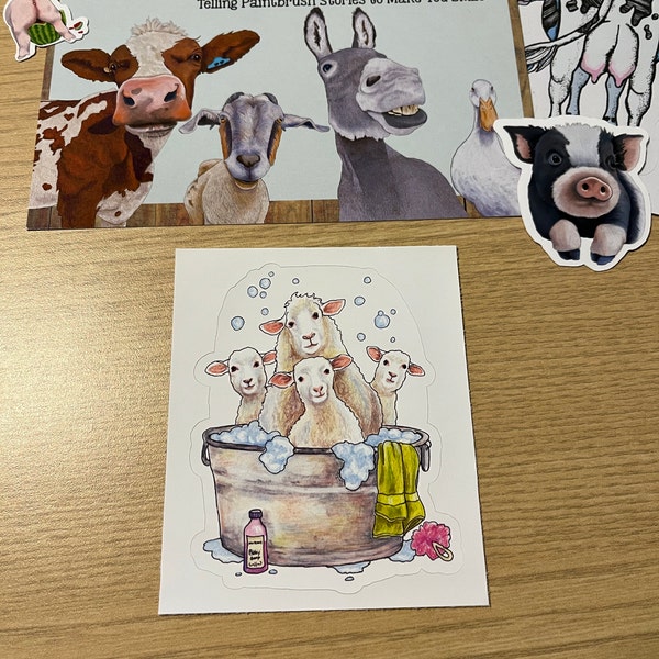 Cute Donkey Thank You Note Card Set Appreciation Cards Thank You Card ...