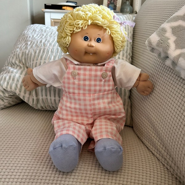 Two Piece Cotton Shirt and Overalls for Cabbage Patch Boy or Girl - Etsy