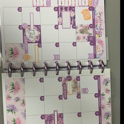 Happy Planner September Monthly Kit, Printable September Monthly Kit ...