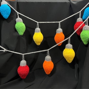 Light Bulb Garland Crochet PATTERN ONLY - Etsy